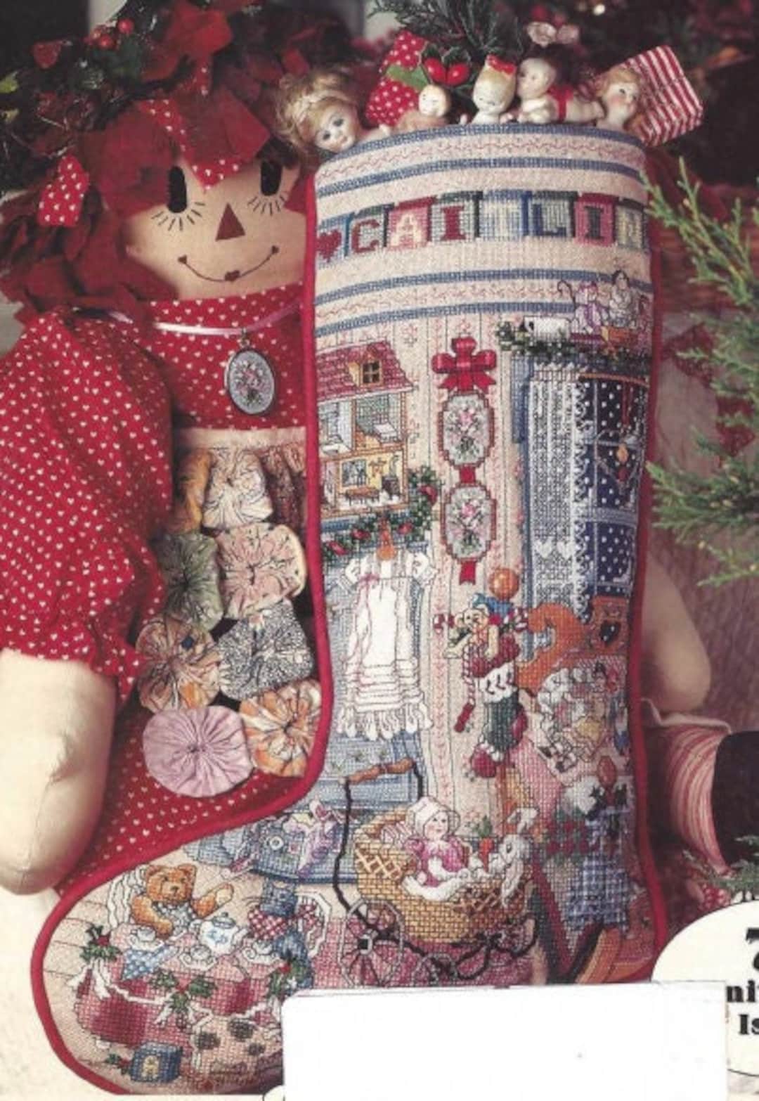Better Homes & Gardens Vintage Counted Cross Stitch Pattern Christmas ...