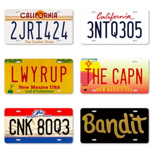 Movie Car License Plate Tin Sign Film Cinema Decorative Metal Plaque ...