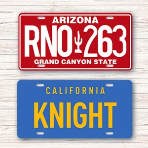 Movie Car License Plate Tin Sign Film Cinema Decorative Metal Plaque ...