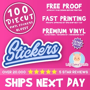 Custom Stickers - Etsy