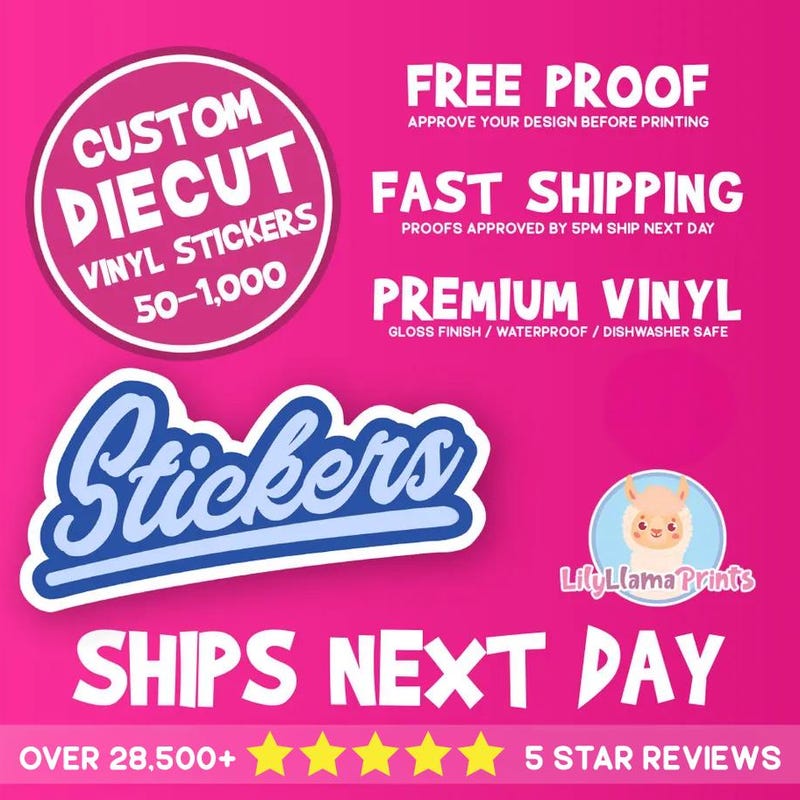 Bulk Custom Logo Stickers - Etsy