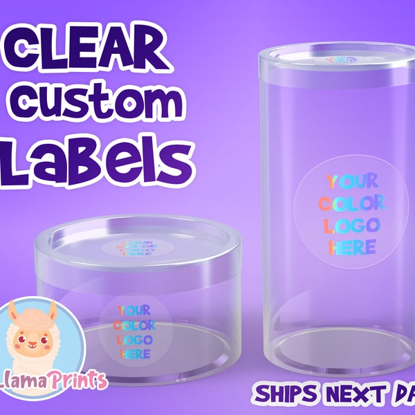 Clear Stickers Custom - Etsy