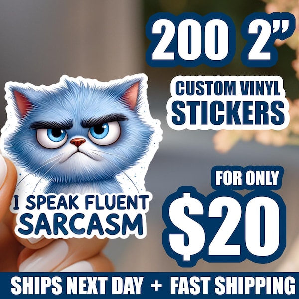 Custom 2x2 Stickers - Etsy