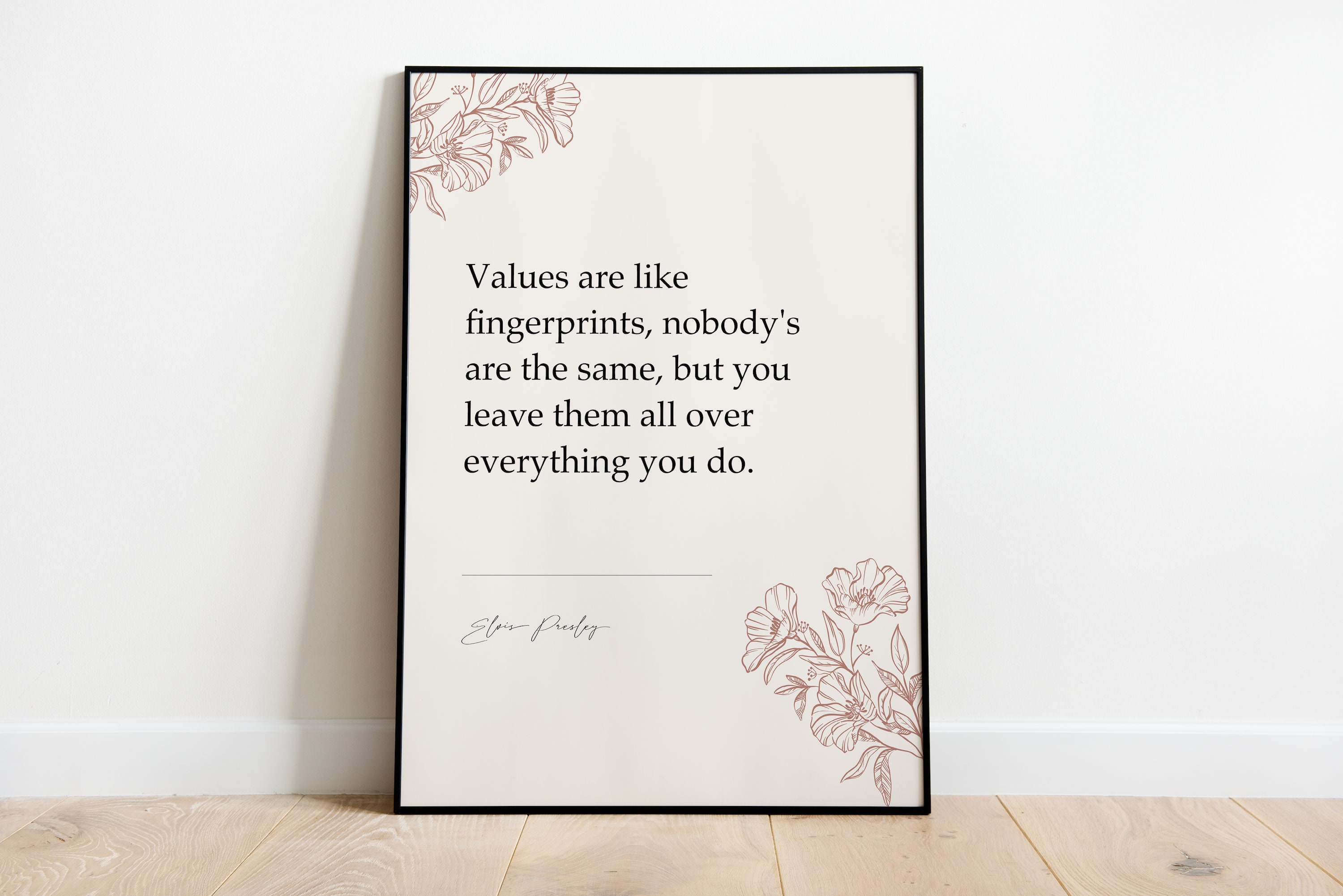Elvis Presley values Are Like Fingerprints Nobody's - Etsy