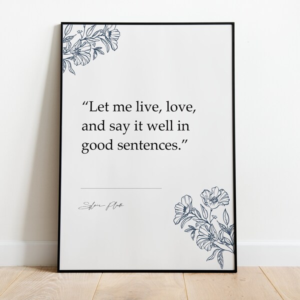 Sylvia Plath - Etsy