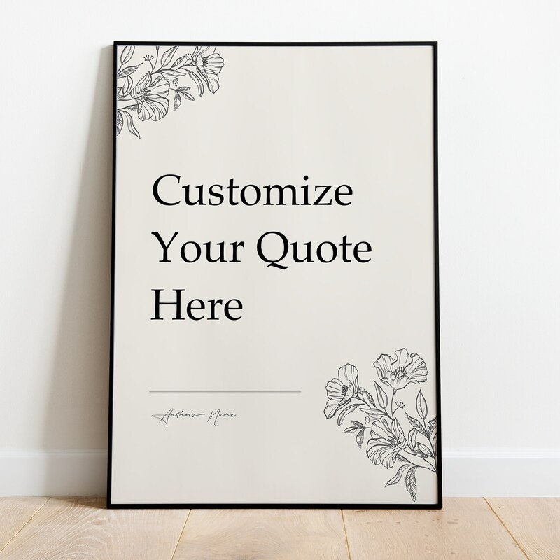 Framed Quotes - Etsy
