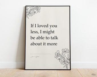 Jane Austen Poster - Etsy