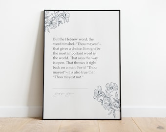 Timshel Temporary Tattoo Sticker set of 2 - Etsy