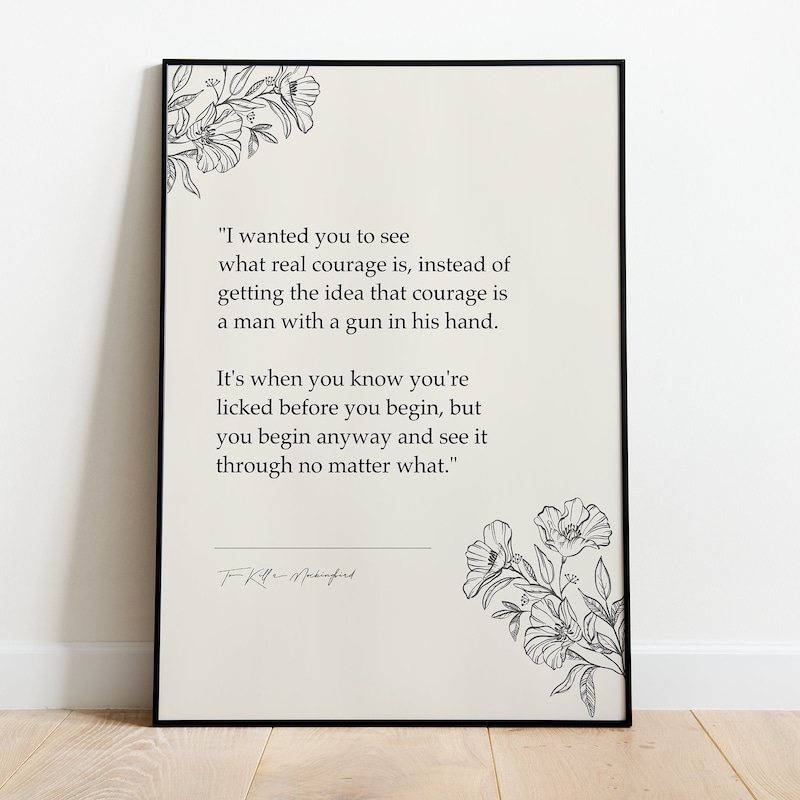 To Kill a Mockingbird Wall Art - Etsy