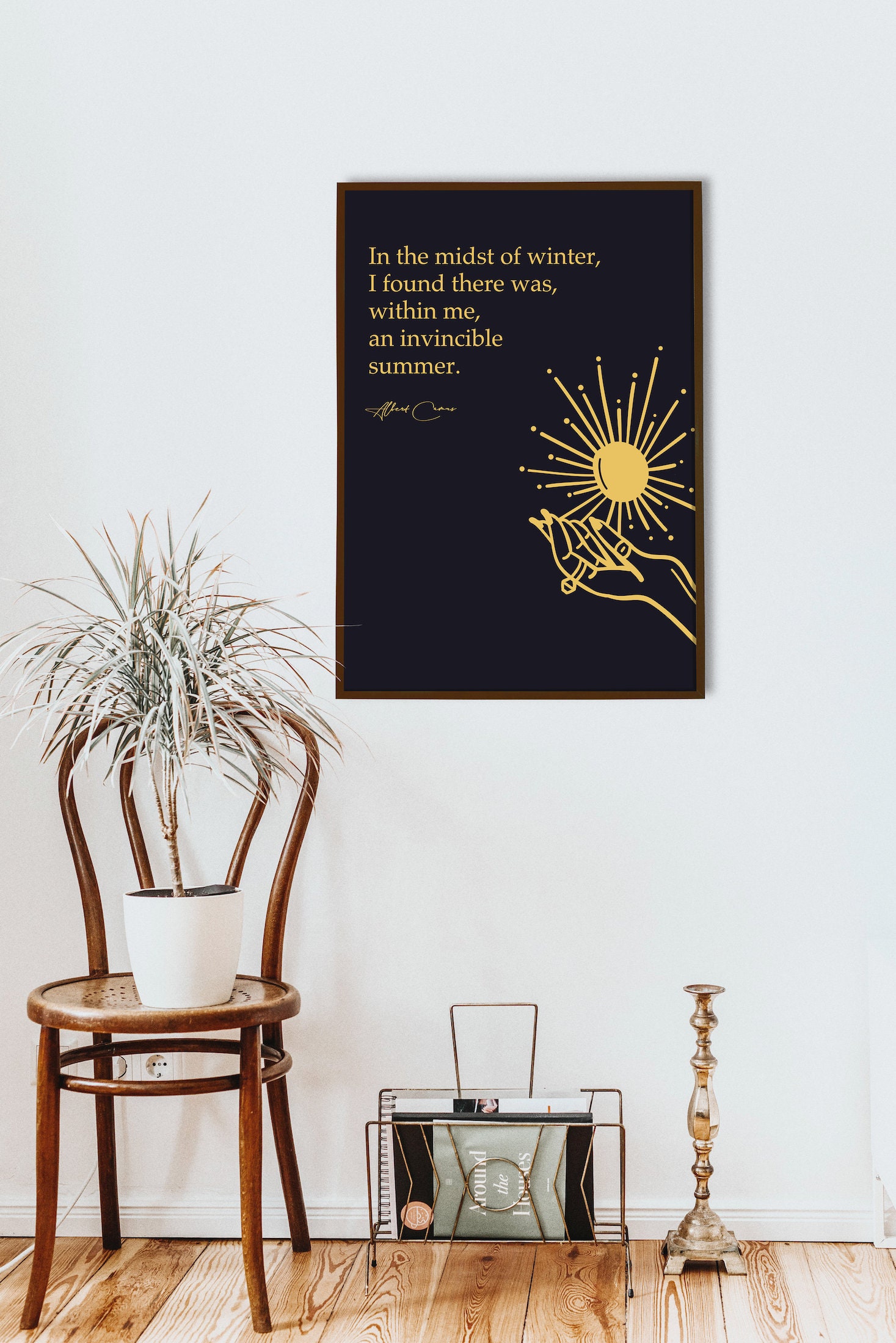 Albert Camus in the Midst of Winter.. Invincible - Etsy