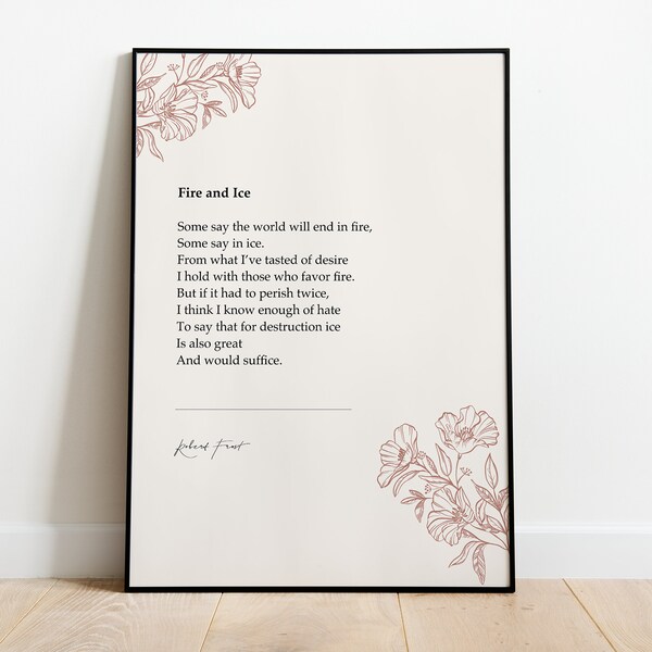 Robert Frost Quote - Etsy