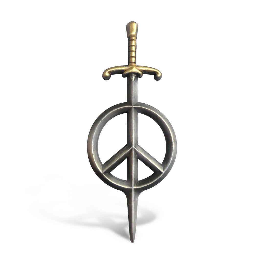 Sword of Peace Pin - Etsy