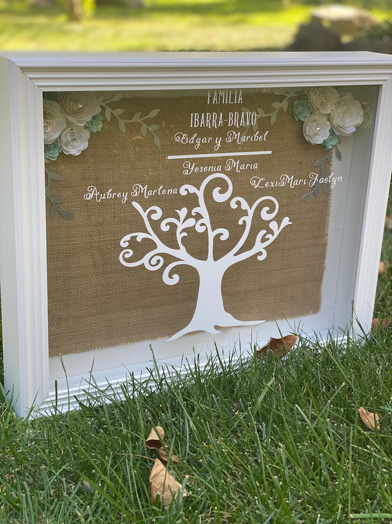 Family Tree Shadow Box 16x20 - Etsy