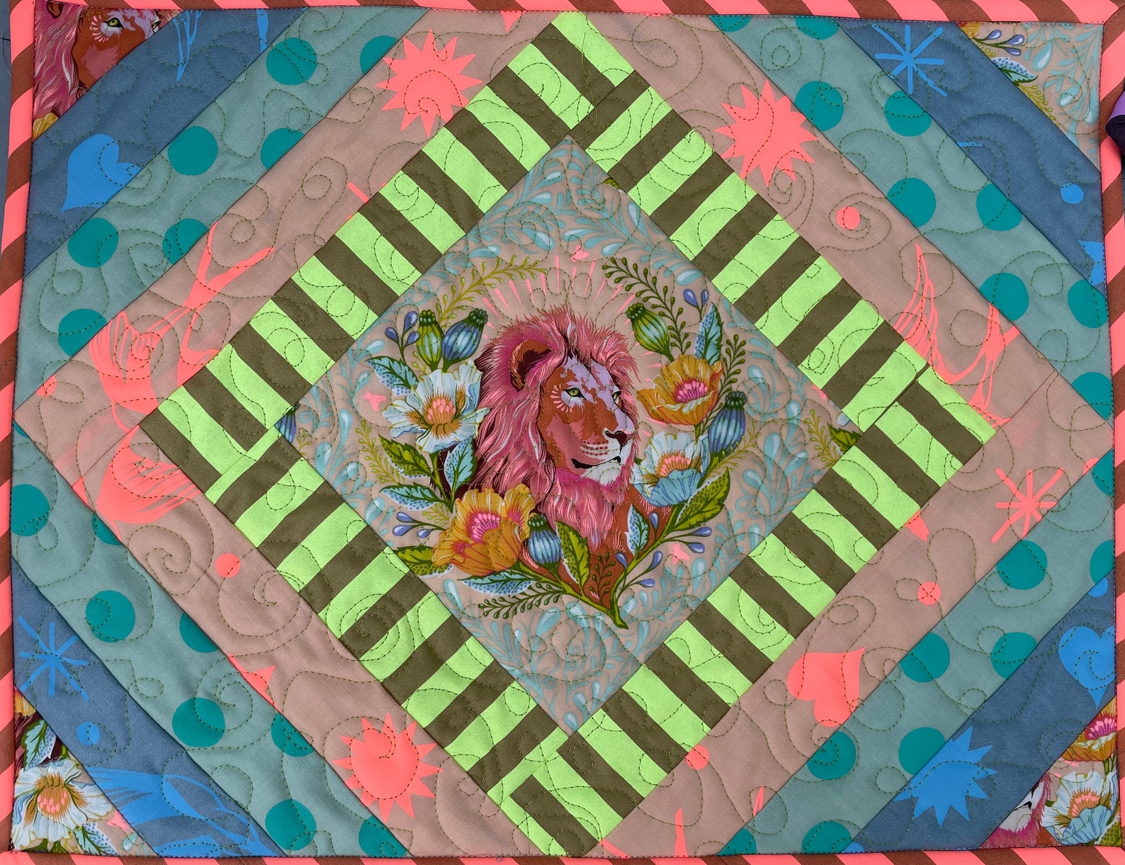 Tula Pink Everglow Fabric Collection Placemats - Etsy