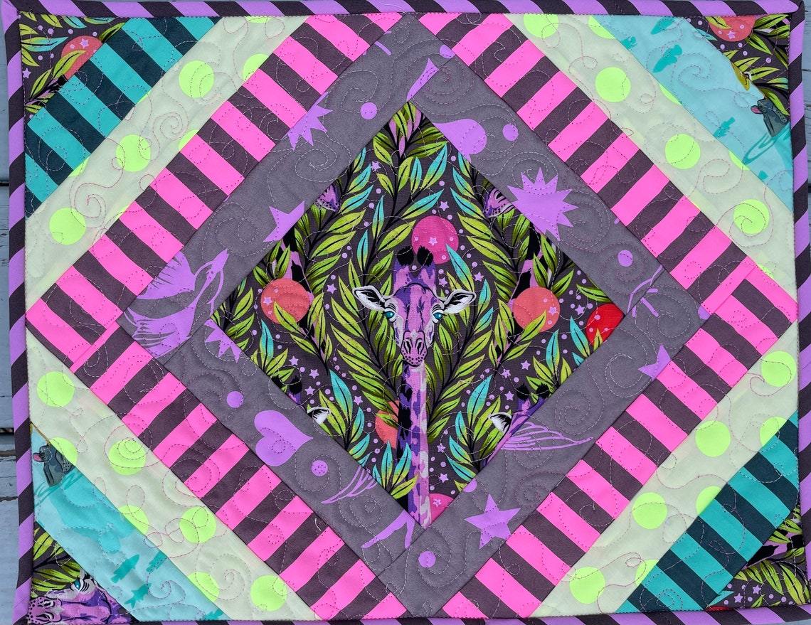 Tula Pink Everglow Fabric Collection Placemats - Etsy