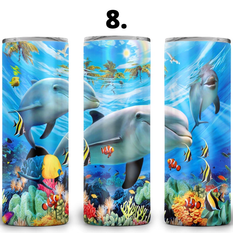 Sea Life Underwater Life Wrap Sublimation, Sublimation, Ready to Press ...
