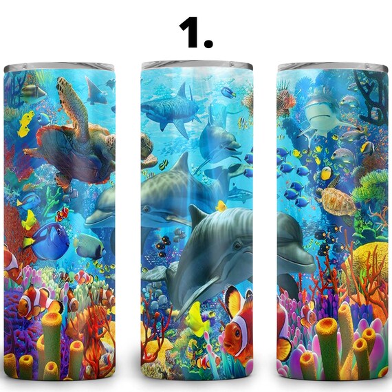 Sea Life Underwater Life Wrap Sublimation Sublimation Ready - Etsy