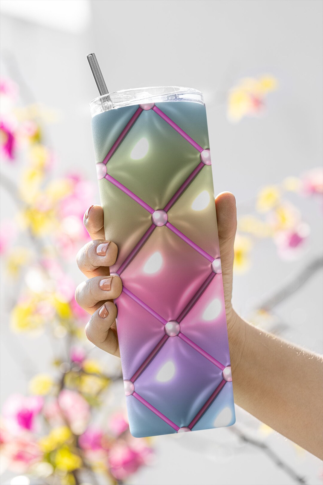 Puffy 3D Diamond Pattern, Sublimation, Ready to Press, Print Out ...