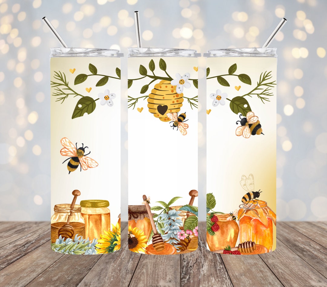 Bee Honey Hive, Sublimation, Ready to Press, Print Out Transfer, 20 Oz ...