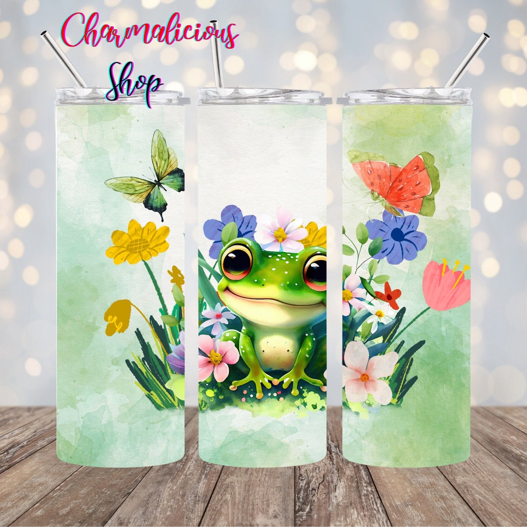Frog, Sublimation, Ready to Press, Print Out Transfer, 20 Oz, Skinny ...