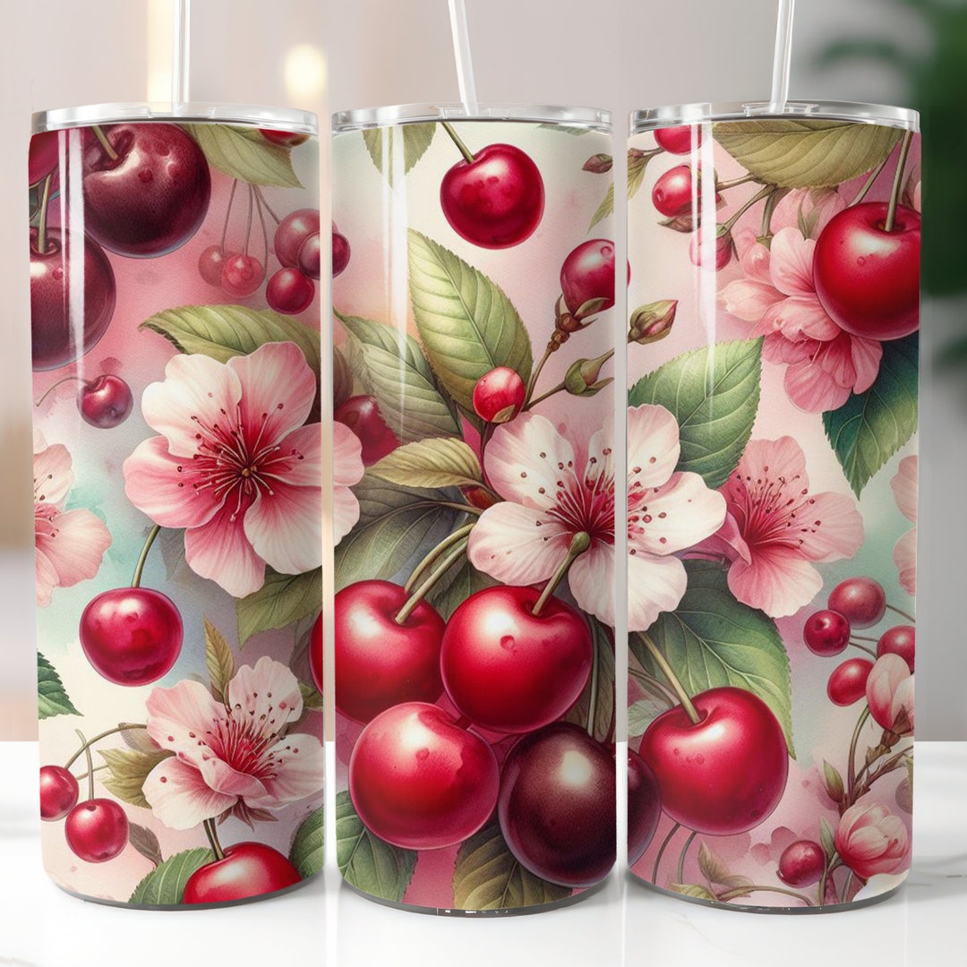Cherry Blossom, Cherry, Floral, Sublimation, Ready to Press, Print Out ...