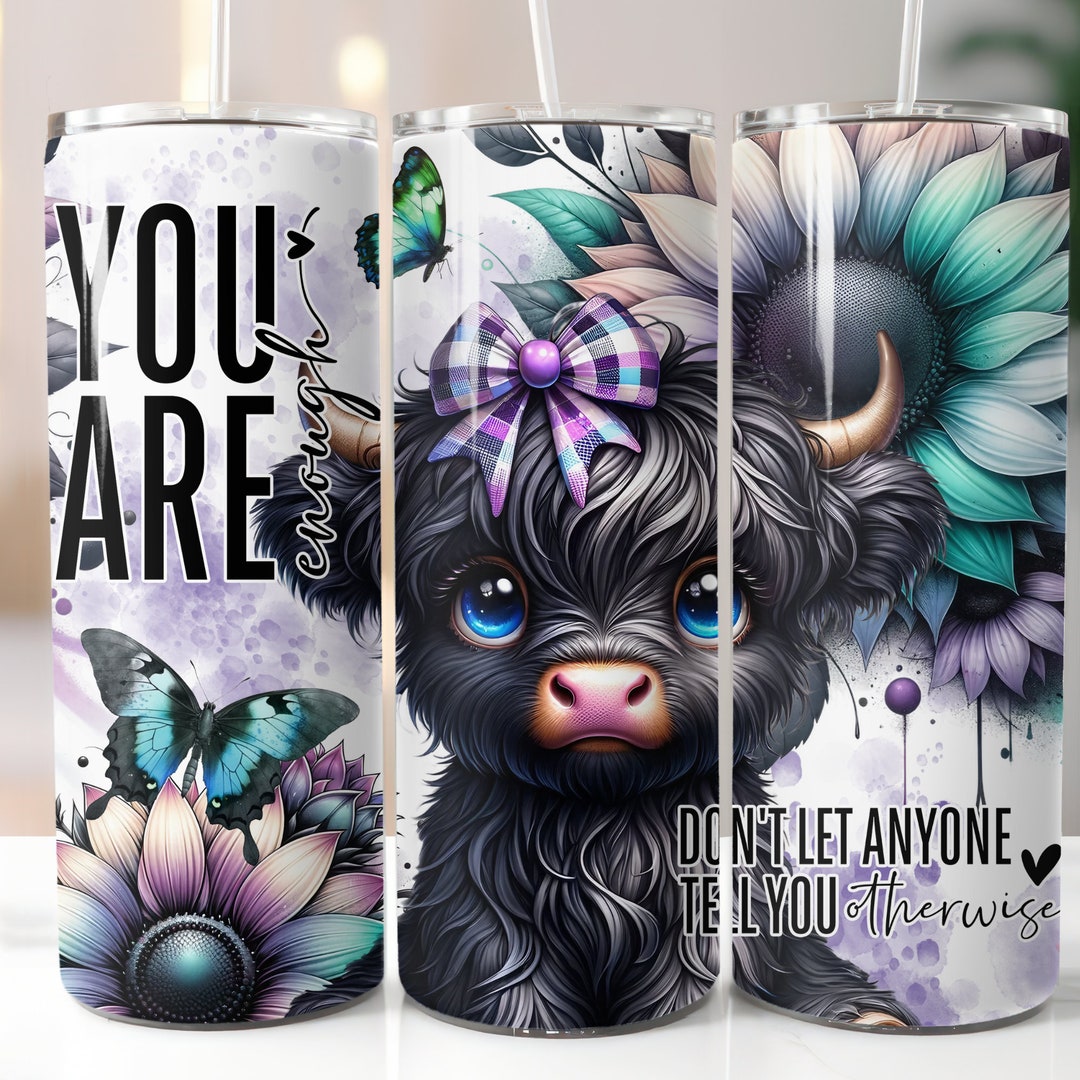 Highland Cow, Inspiration, Affirmations, Sublimation, Ready to Press ...