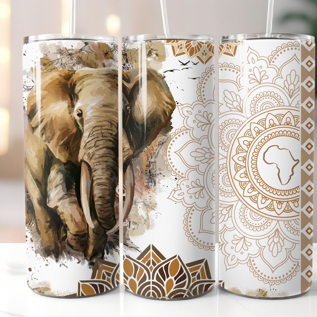 Elephant, African Animals, Mandela Design, Sublimation, Ready to Press ...