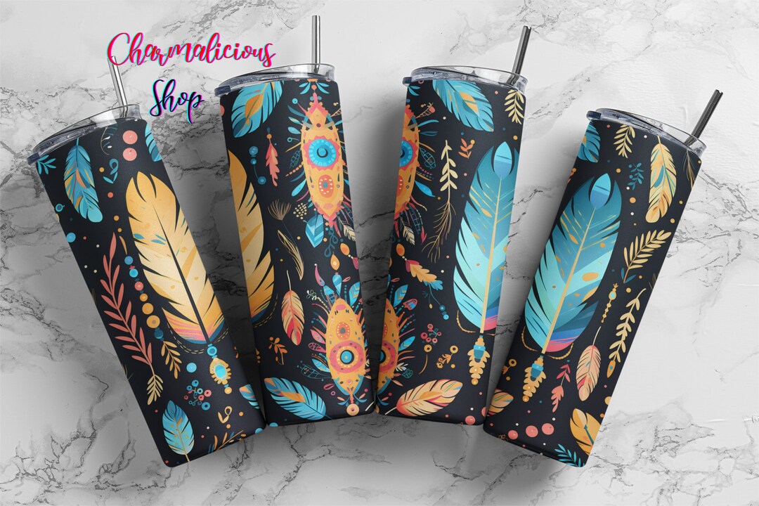 Boho Feather, Sublimation, Sublimation, Ready to Press, Print Out ...