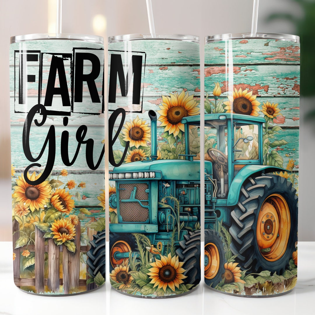 Farm Girl, Farm Life, Tractor, Sublimation, Ready to Press, Print Out ...