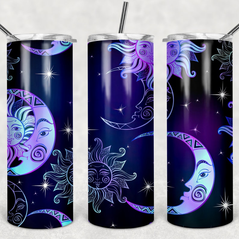 Moon and Stars, Sublimation, Ready to Print, Ready to Press, Print Out ...