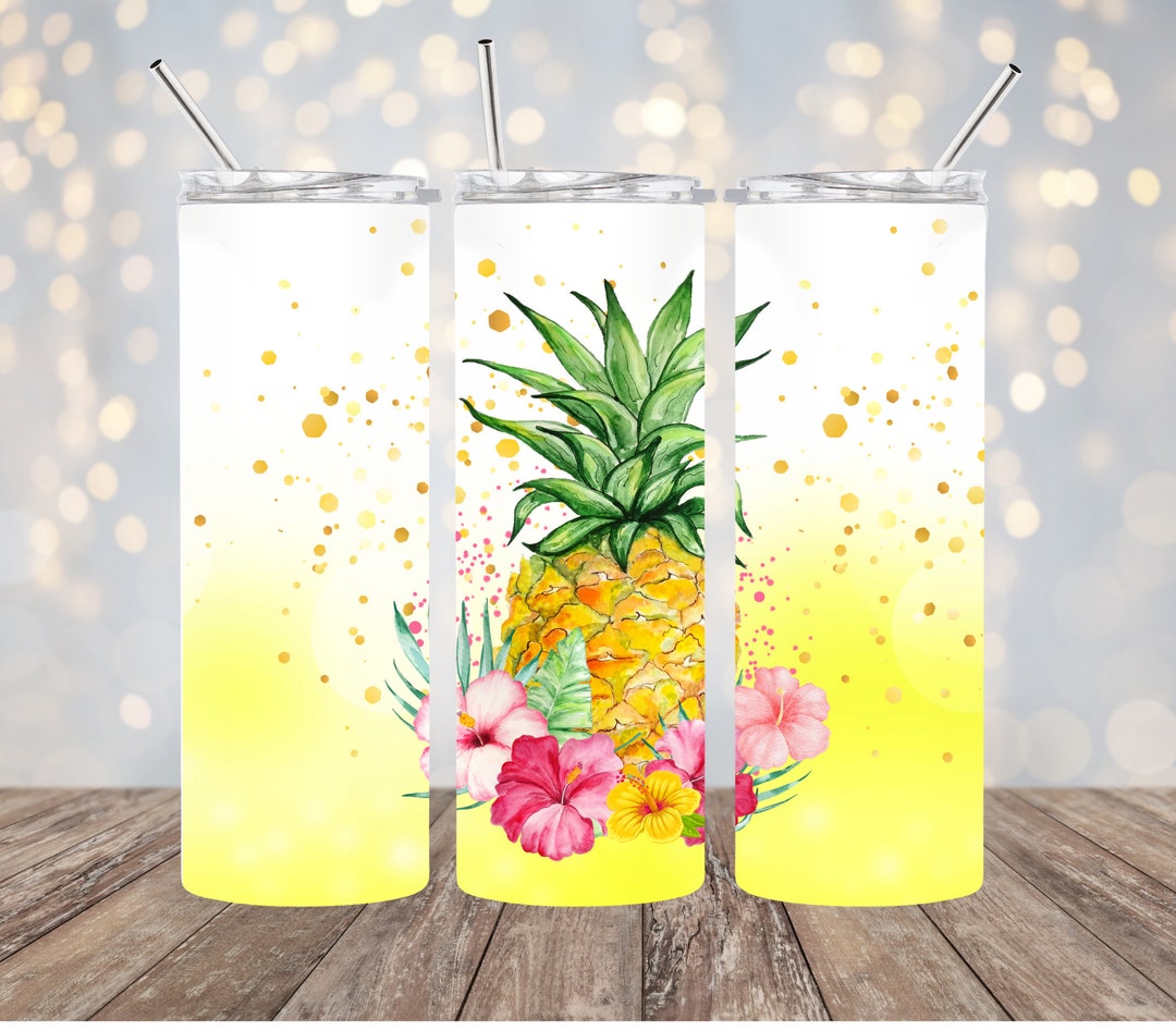 Pineapple, Sublimation, Ready to Press, Print Out Transfer, 20 Oz ...