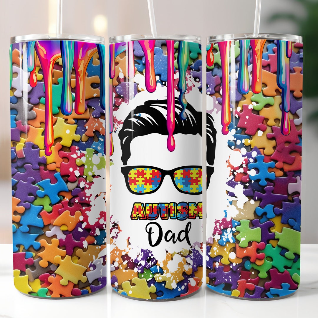 Autism Dad, Awareness, Father's Day, Sublimation, Ready to Press, Print ...