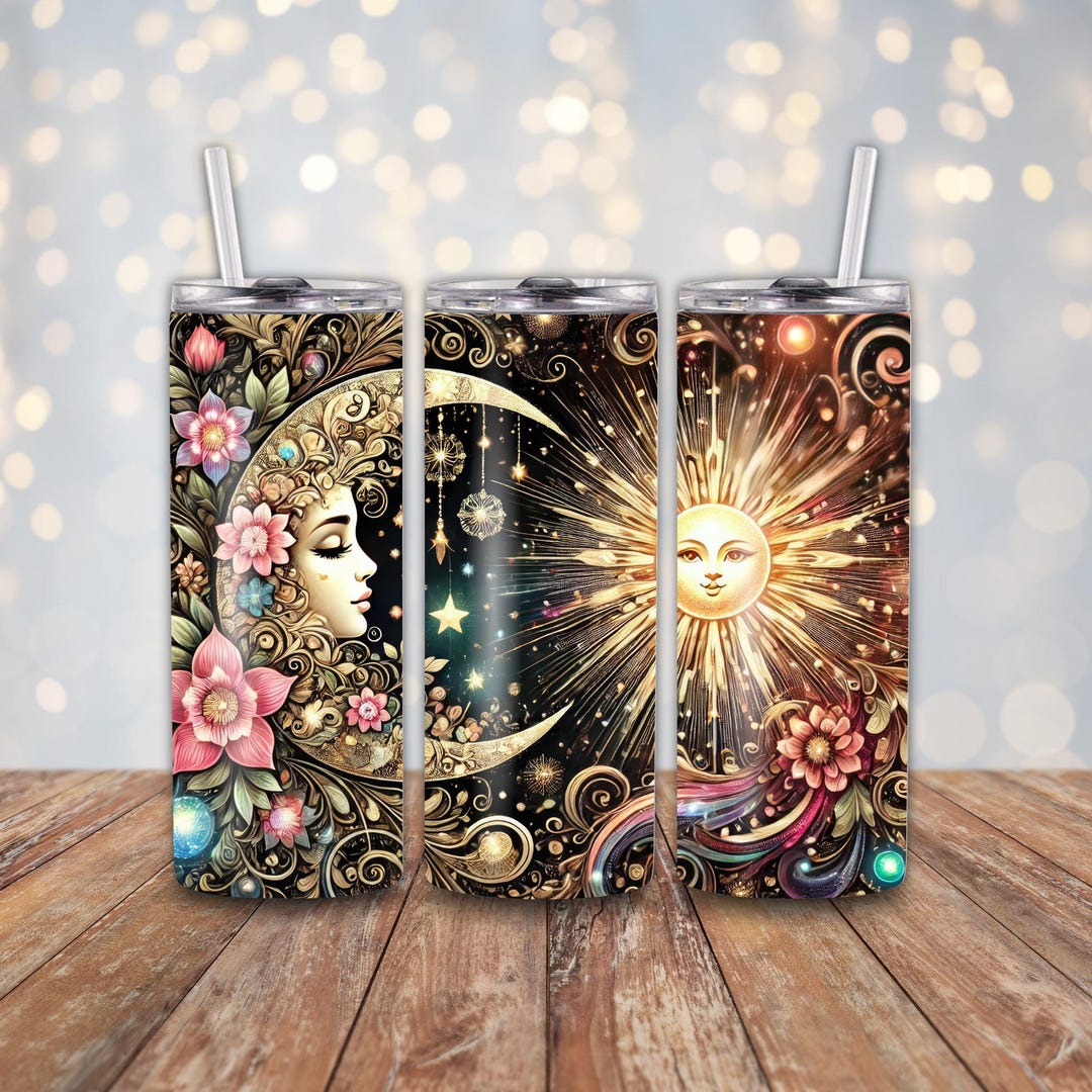 Celestial Moon Stars, Sublimation, Ready to Press, Print Out Transfer ...