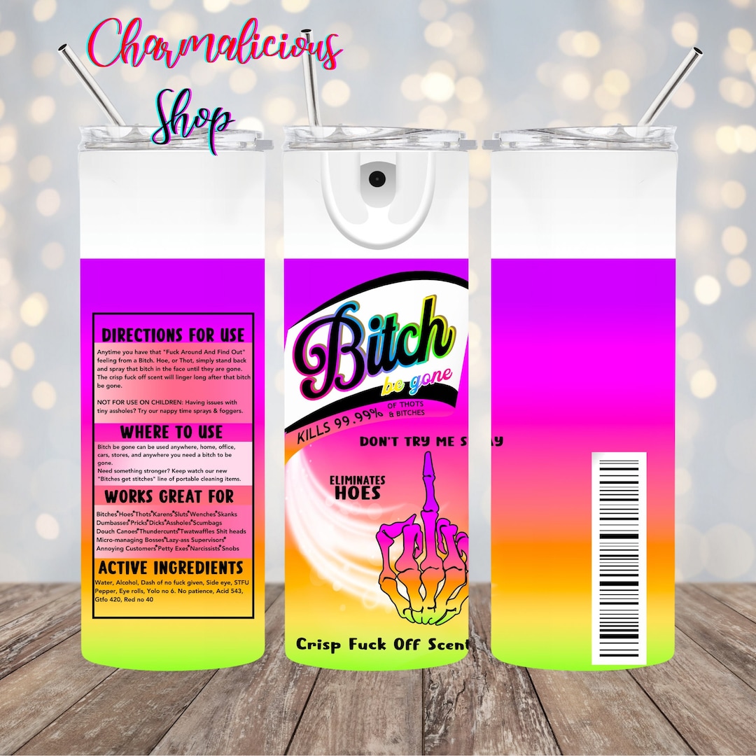 Bitch Be Gone Skeleton Finger, Sublimation, Sublimation, Ready to Press ...