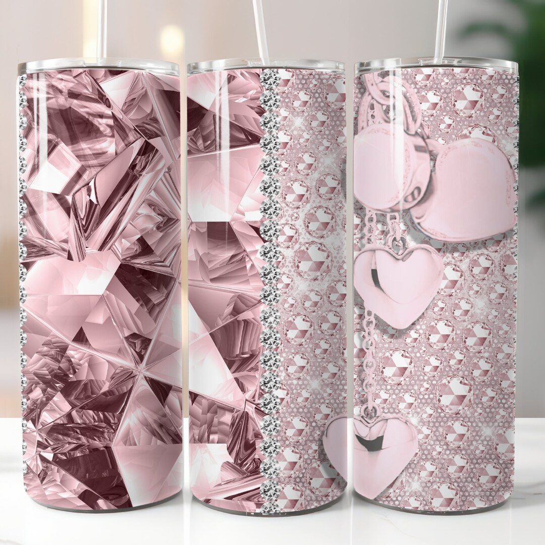 Pink Bling Glam, Glitter Drip, Sublimation, Ready to Press, Print Out ...