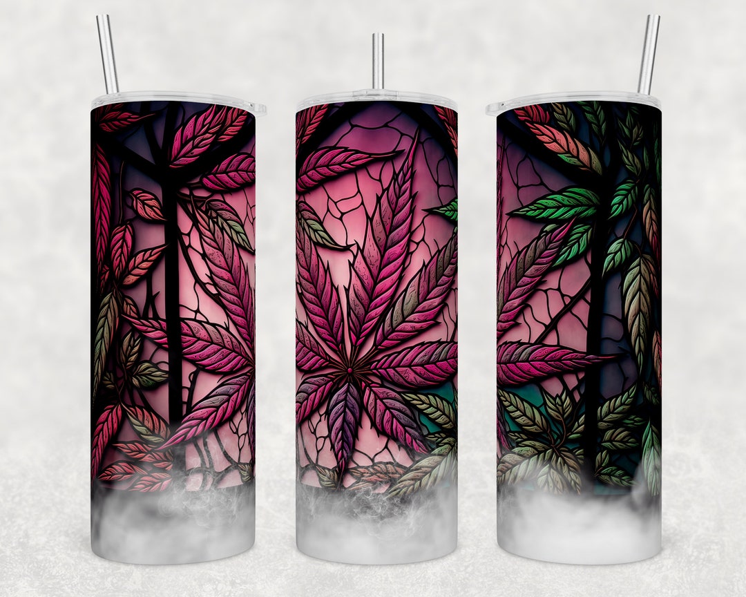 Stained Glass Weed, Sublimation, Ready to Press, Print Out Transfer, 20 ...