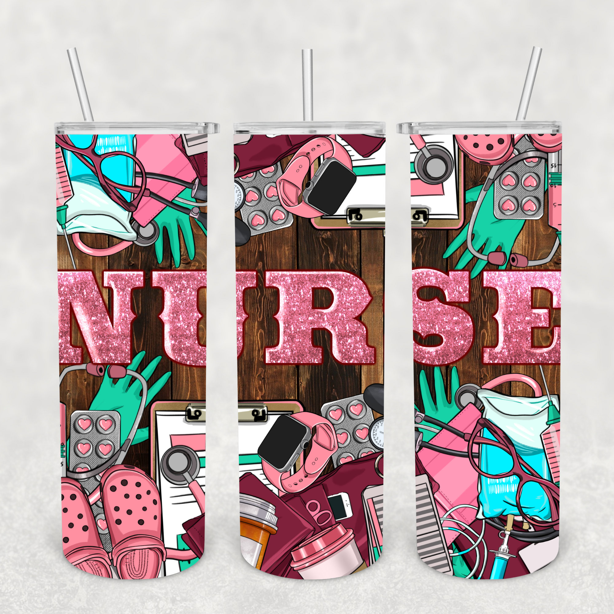 Nurse Sublimation Ready to Press Print Out Transfer 20 Oz - Etsy