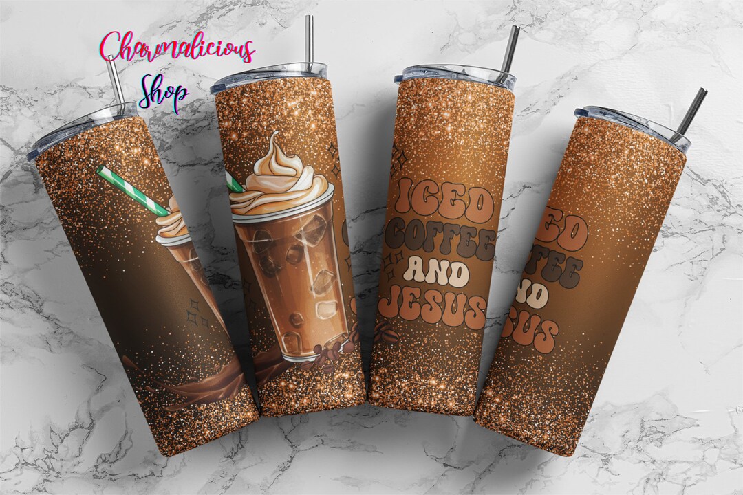 Iced Coffee & Jesus, Sublimation, Sublimation, Ready to Press, Print ...