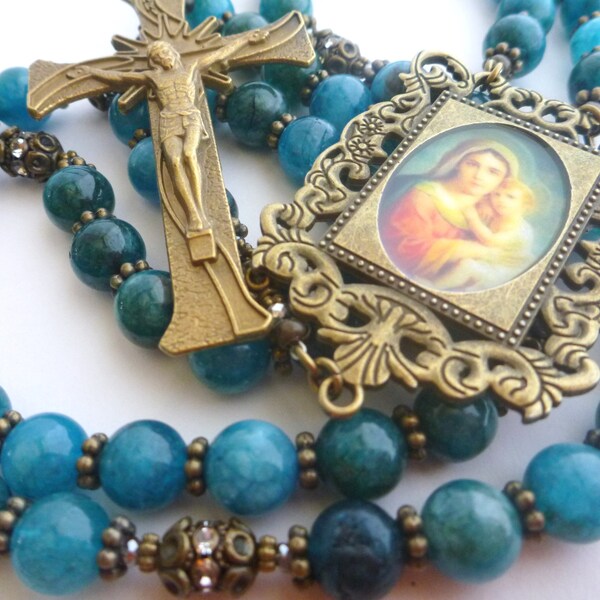 Franciscan Crown Rosary 7 Decade - Etsy