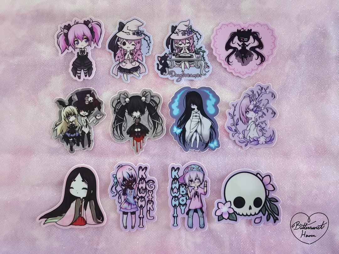 Original Characters Vinyl Sticker - Waterproof & Weatherproof - Etsy
