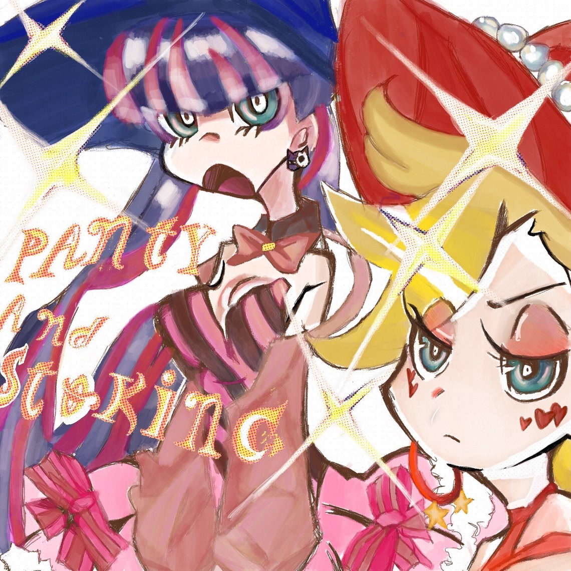 Panty and Stocking Fanart - Etsy