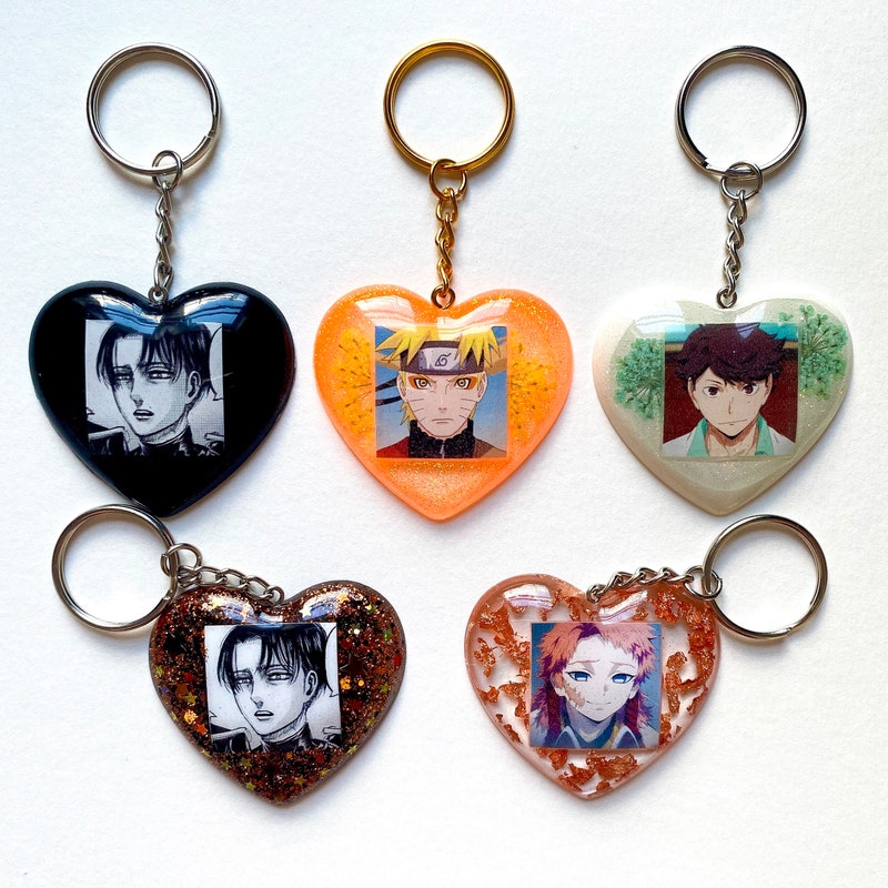 Anime Keychain - Etsy