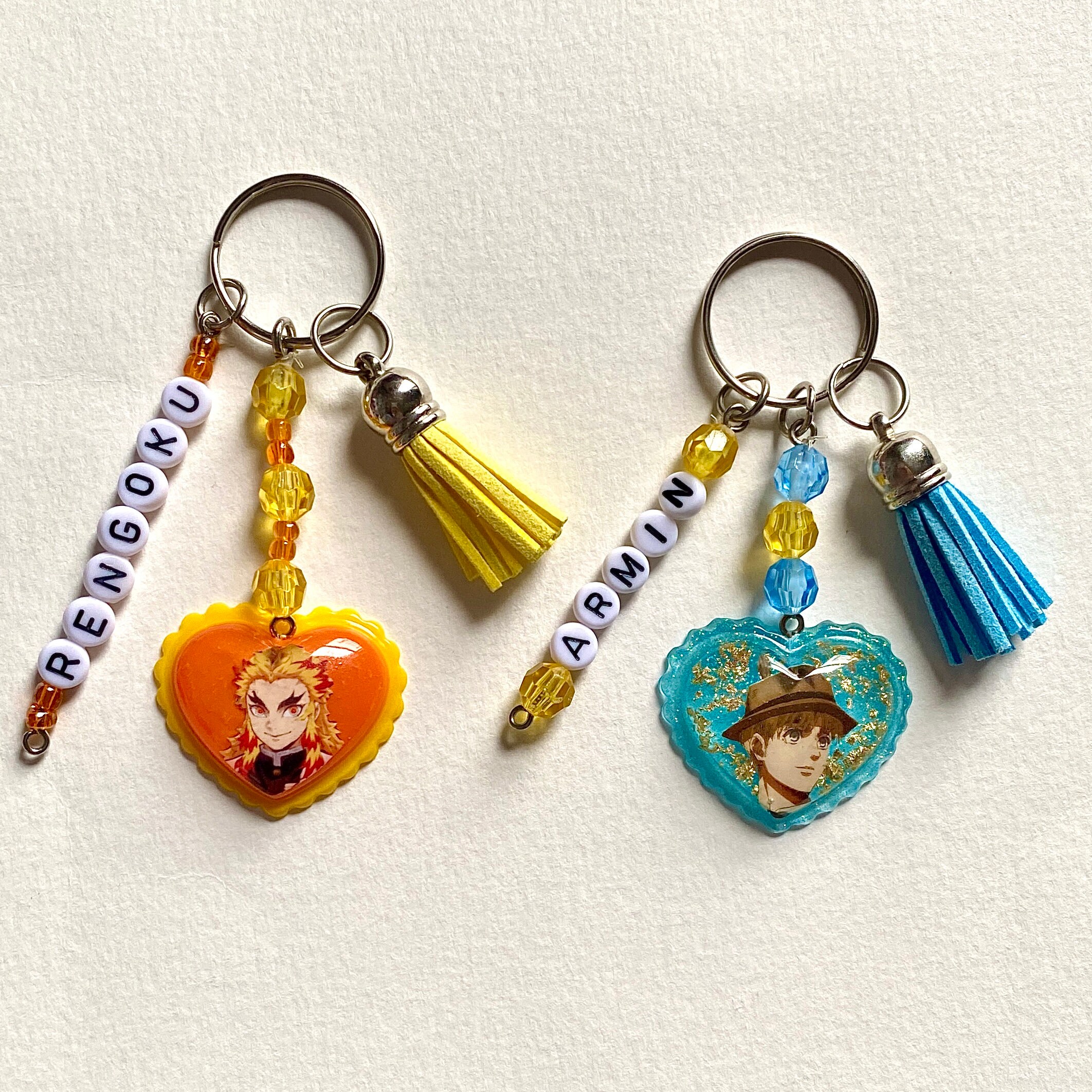 B-GRADE / Pre-made Anime Keychains Coasters and Bookmarks - Etsy UK