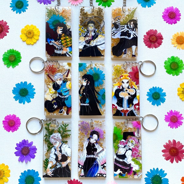 Anime Keychain - Etsy