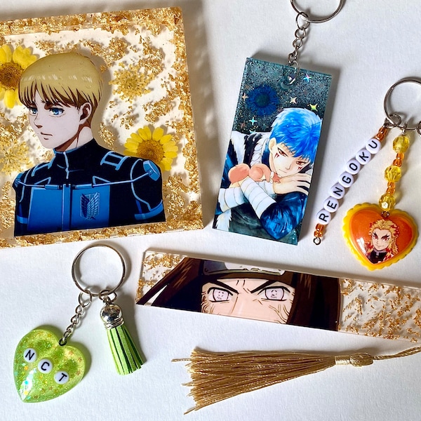 Anime Keychains - Etsy