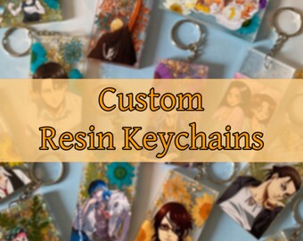 Anime Keychain - Etsy