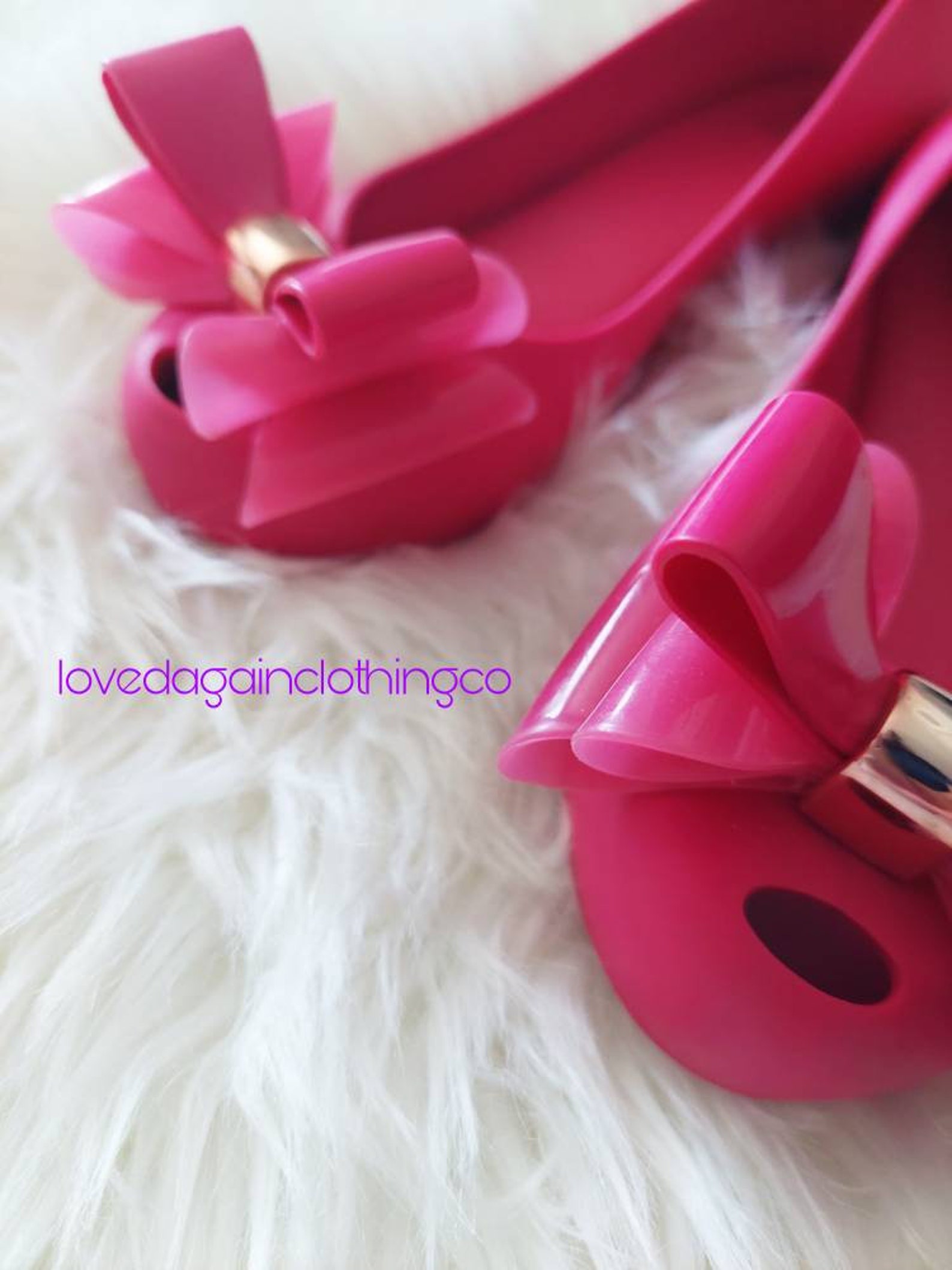 Rose Pink Jelly Ballet Pumps by MINI Melissa. - Etsy