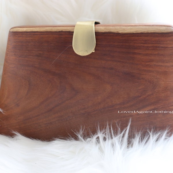 Wood Clutch - Etsy
