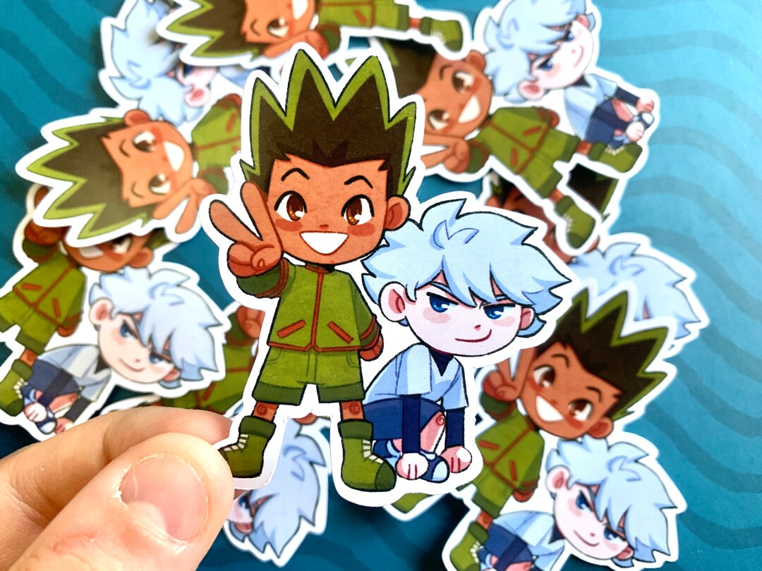 HUNTER X HUNTER Gon & Killua Paper Sticker - Etsy