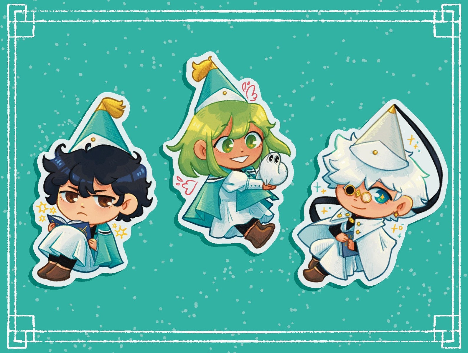 Witch Hat Atelier Keychains Agott Qifrey & Coco Charms - Etsy